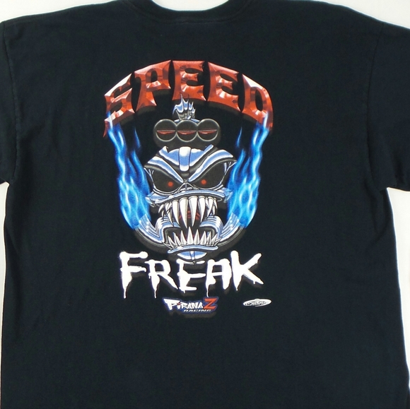 PiranaZ | Shirts | Vintage 205 Piranaz Racing Speed Freak Long Sleeves ...